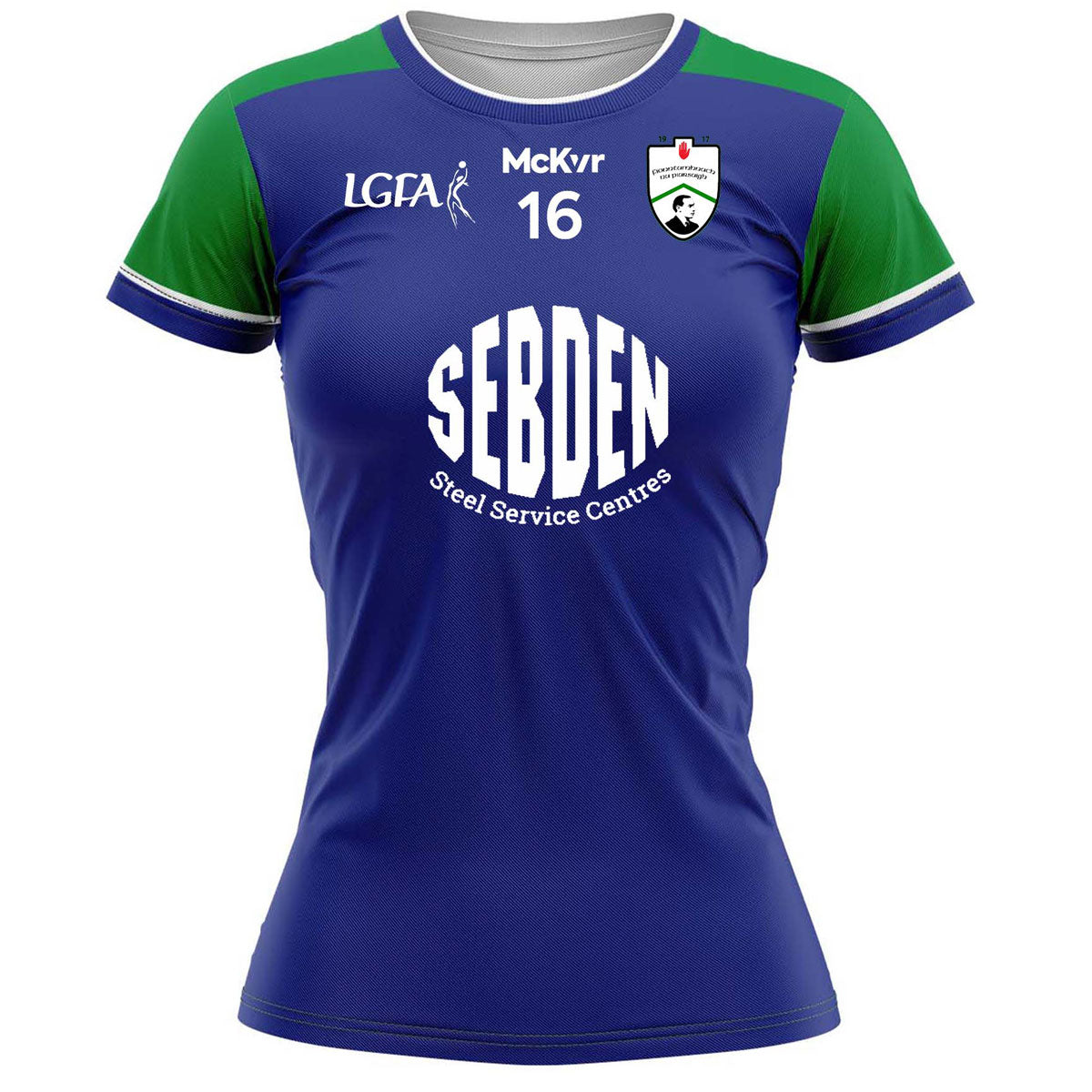 McKvr Fintona Pearses LGFA Numbered Goalkeeper Jersey - Womens - Blue – McKeever Sports UK