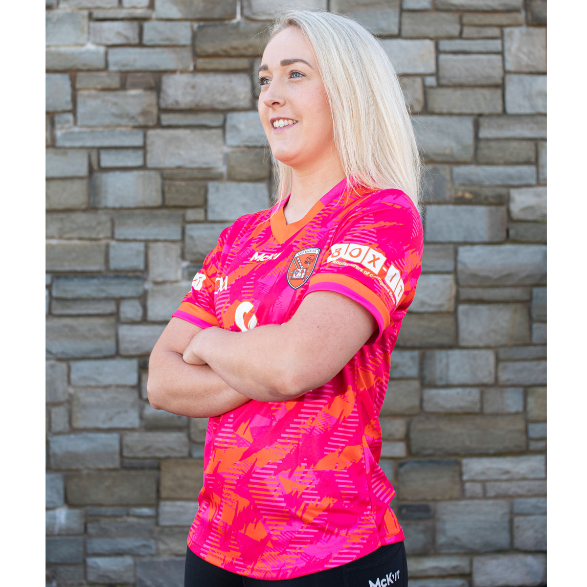 McKvr Armagh GAA Boost Training Jersey - Womens - Pink/Orange ...