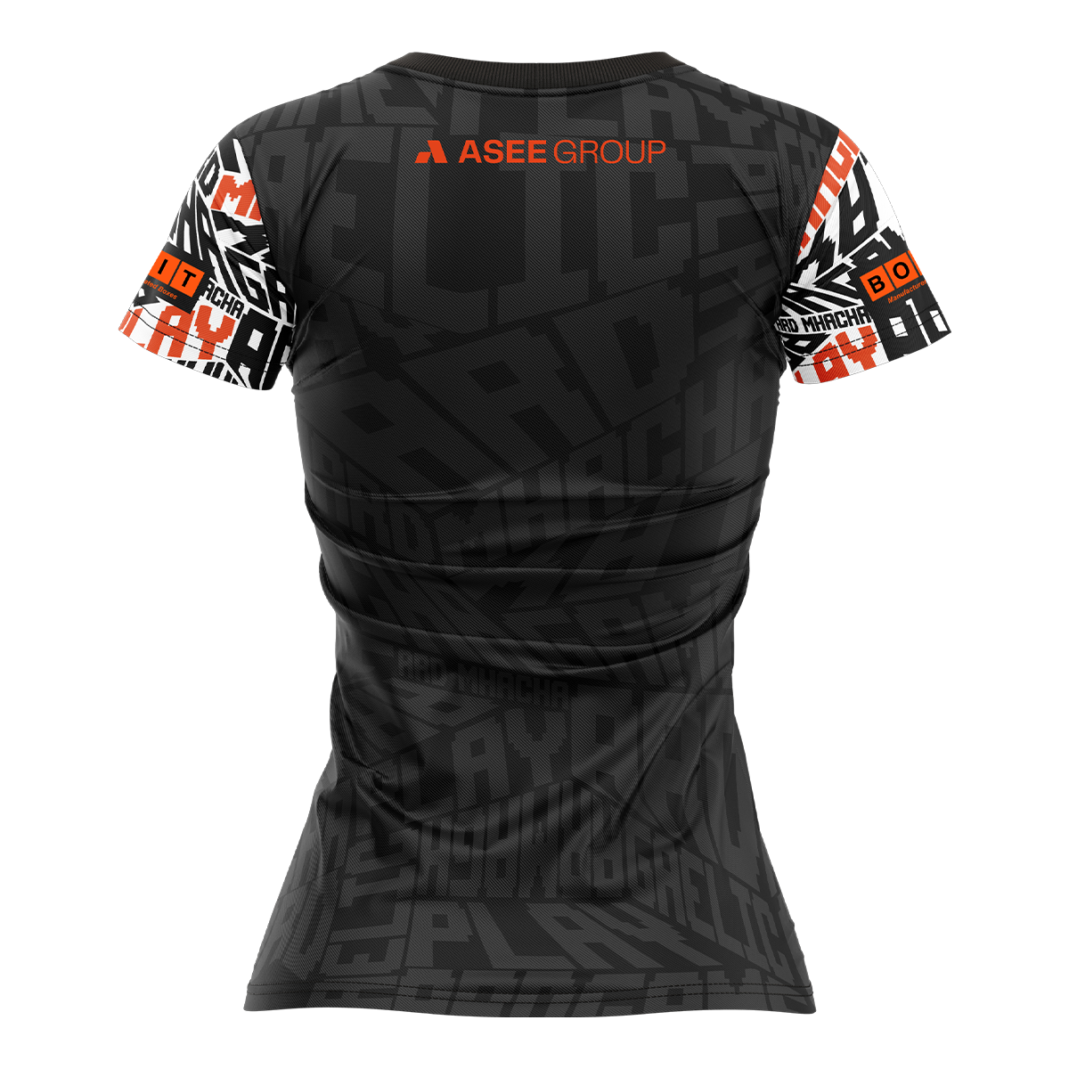McKvr Armagh GAA Edge Training Jersey - Womens - Black/Charcoal/Orange ...