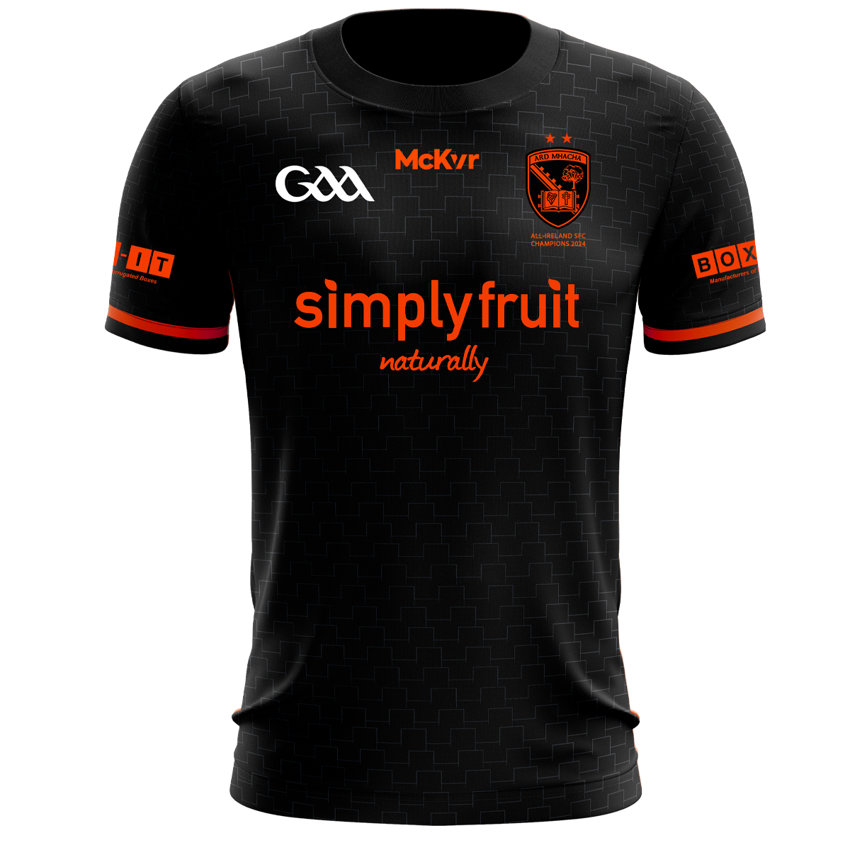 Mc Keever Armagh GAA Official All Ireland Winners Jersey - Adult - Bla ...