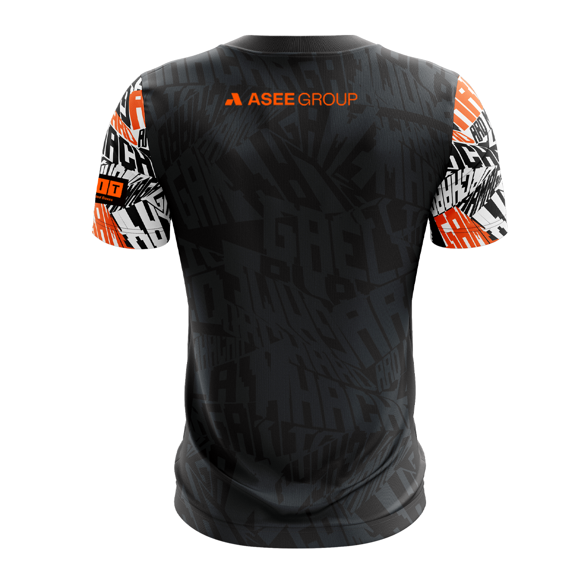 McKvr Armagh GAA Edge Training Jersey - Adult - Black/Charcoal/Orange ...