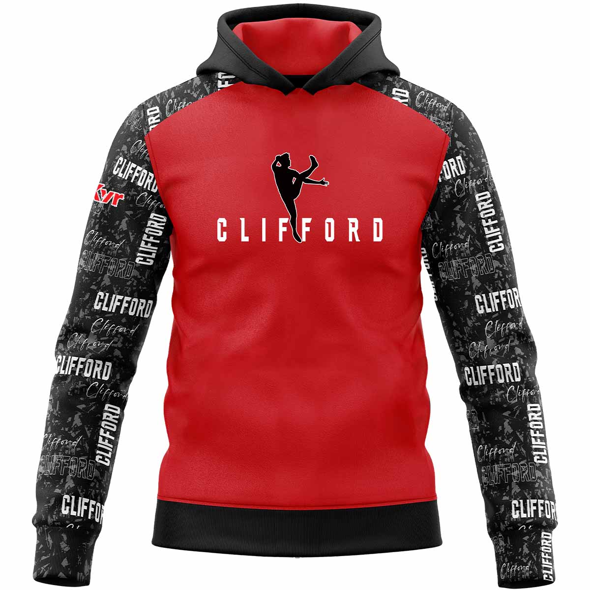 McKvr Clifford Poly Hoodie - Adult - Red/Black – McKeever Sports UK
