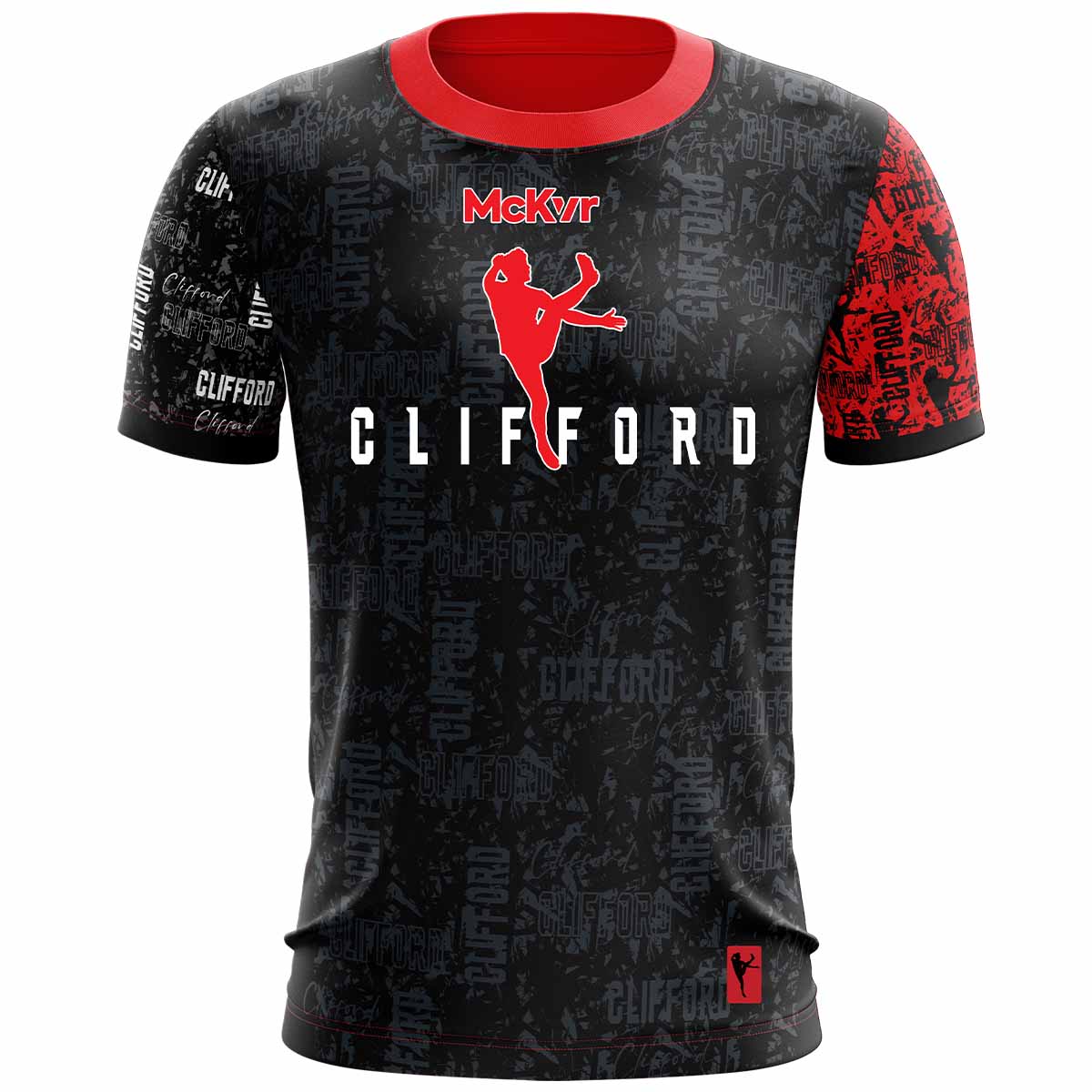 McKvr Clifford Jersey - Adult - Black/Red – McKeever Sports UK