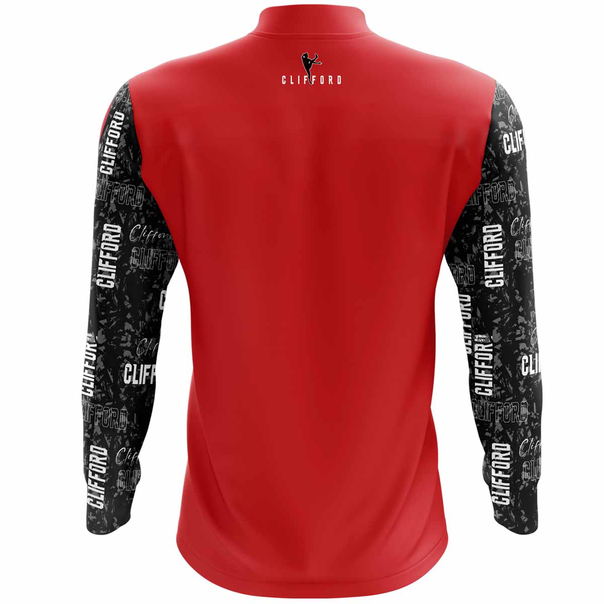 McKvr Clifford 1/4 Zip Top - Youth - Red/Black – McKeever Sports UK