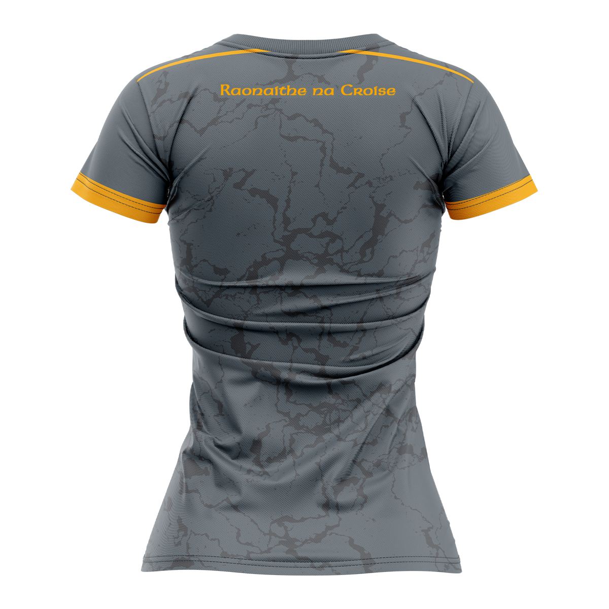 McKvr Crossmaglen Rangers GAC Training Jersey - Womens - Gunmetal/Ambe ...