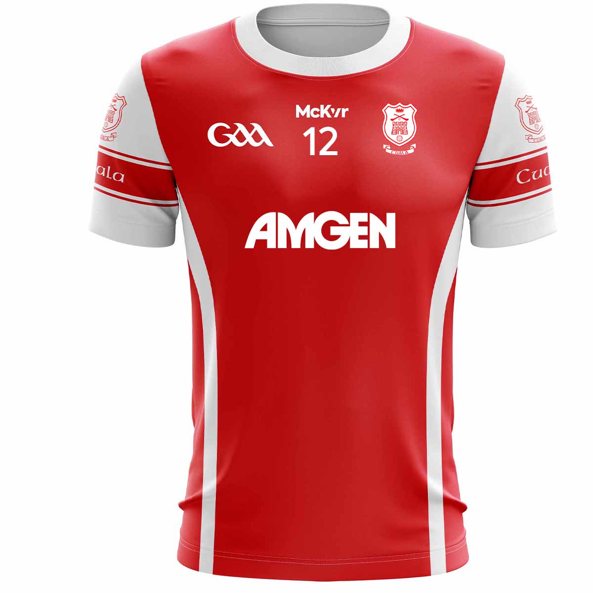 McKvr Cuala GAA Numbered Official Jersey - Adult - Red/White Player Fi ...