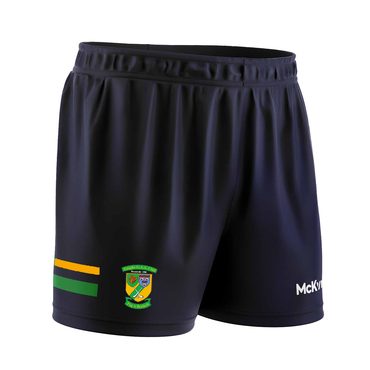 McKvr Faughs GAA Playing Short - Youth - Navy – McKeever Sports UK