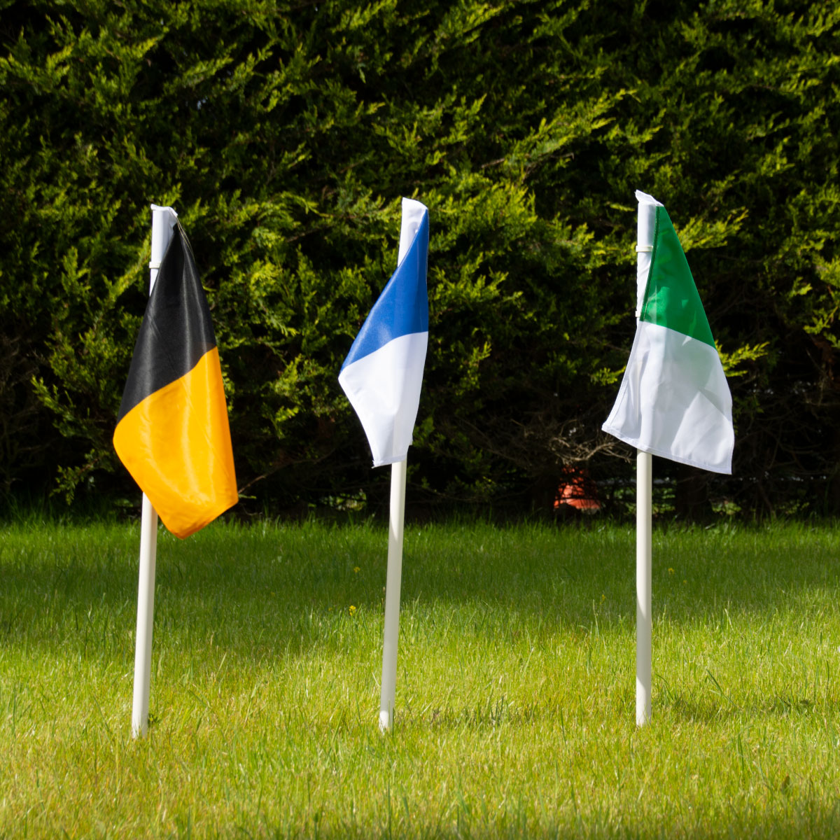 Mc Keever Sports Pitch Perimeter Flags set of 20 with Rigid Plastic Po ...