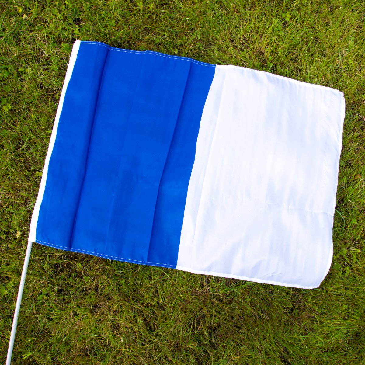Mc Keever Sports Royal Blue/White Half and Half Flag – McKeever Sports UK