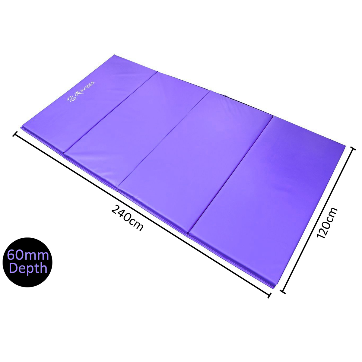 Sure Shot Foldable (4 Fold) Gym Mat - 60mm Purple – McKeever Sports UK