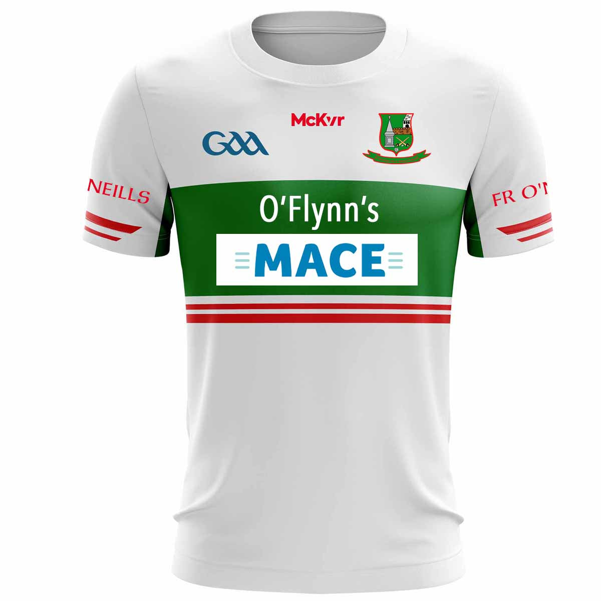 McKvr Fr O'Neills GAA Third Jersey - Adult - White – McKeever Sports UK