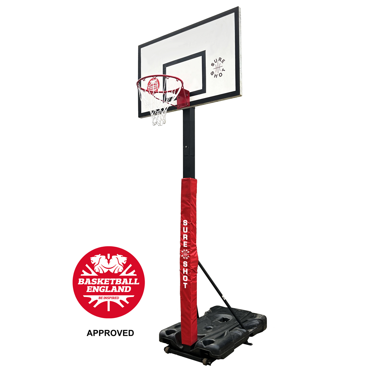 Sure Shot Heavy Duty Portable Basketball System – McKeever Sports UK