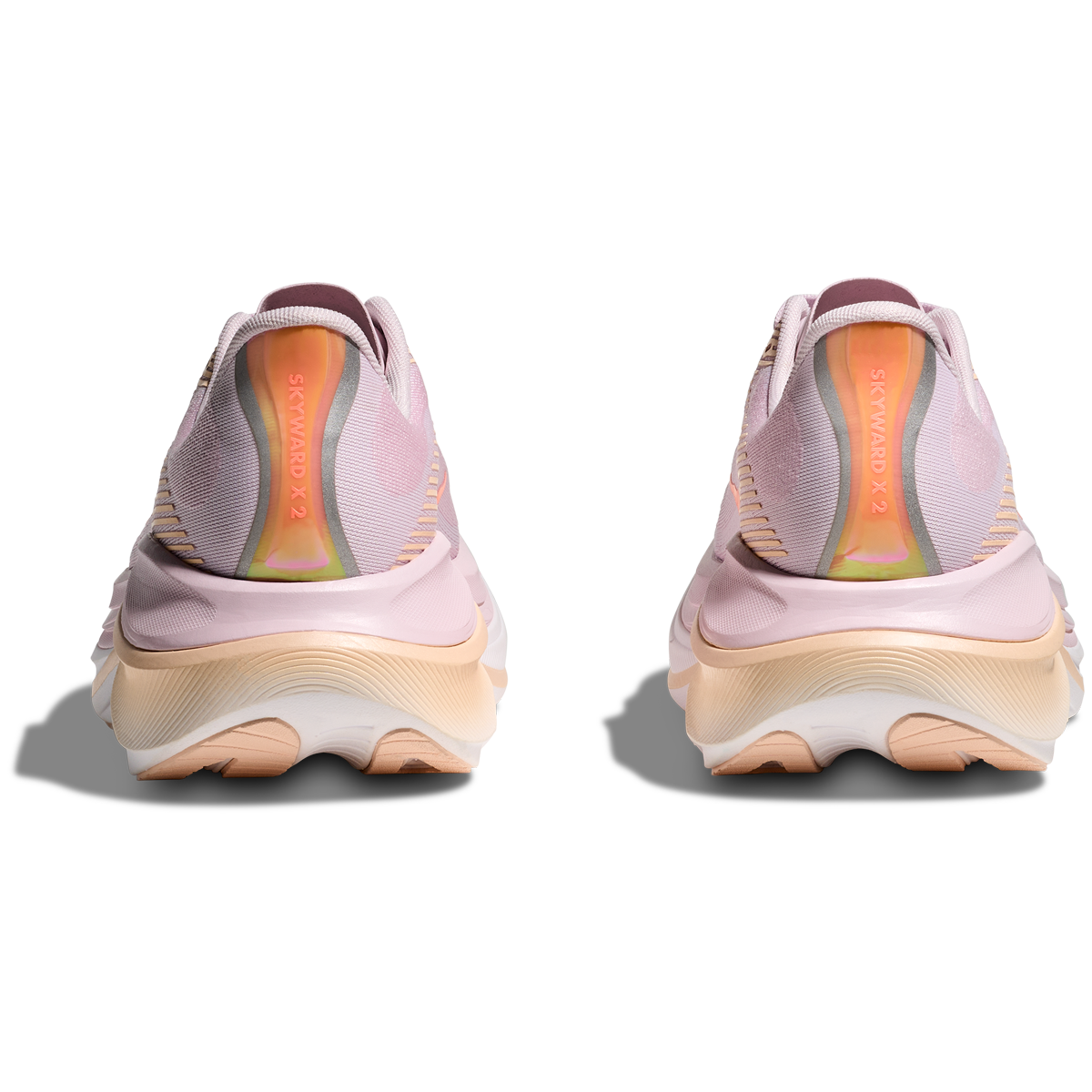 Hoka Skyward X 2 Running Shoes - Womens - Lilac Cream/Tangerine Glow ...