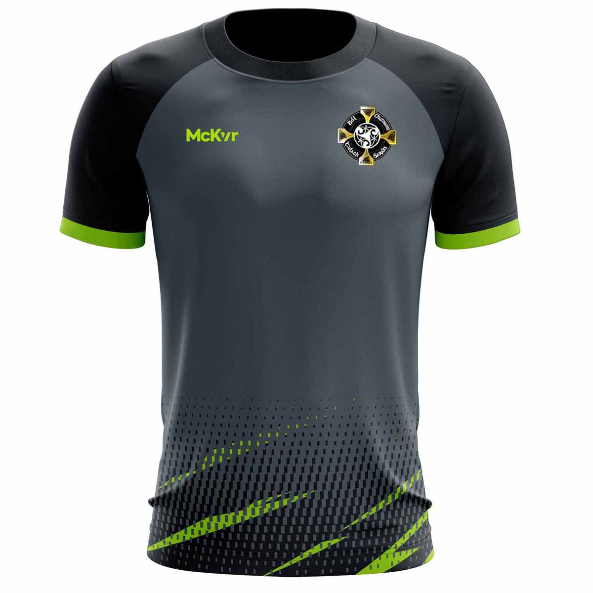 McKvr Tullysaran Road Bowls Training Jersey - Adult - Gunmetal Player ...