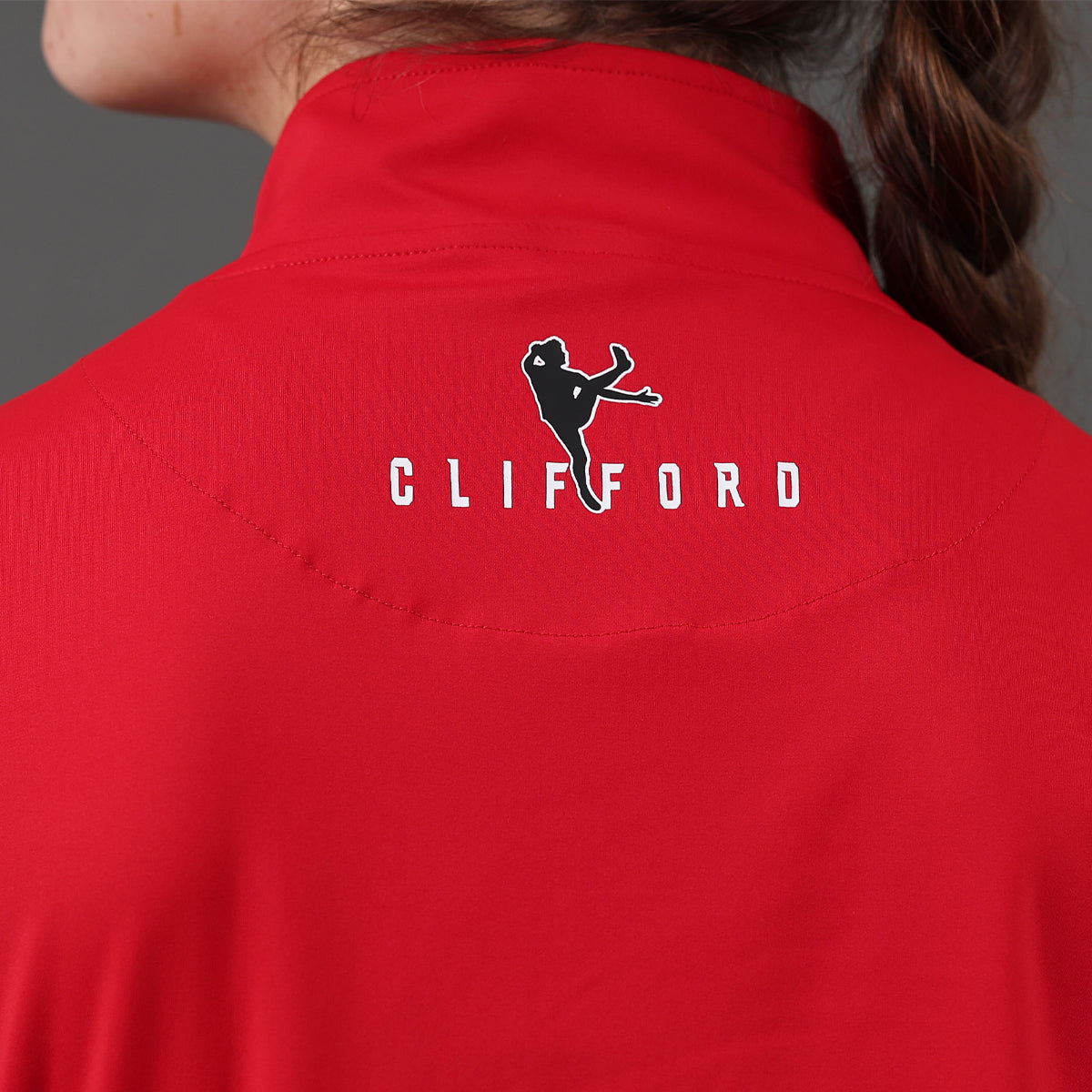 McKvr Clifford 1/4 Zip Top - Youth - Red/Black – McKeever Sports UK