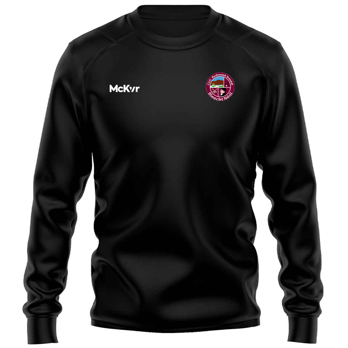 McKvr Slaughtneil GAC Core Pro Sweat Top - Adult - Black – McKeever ...
