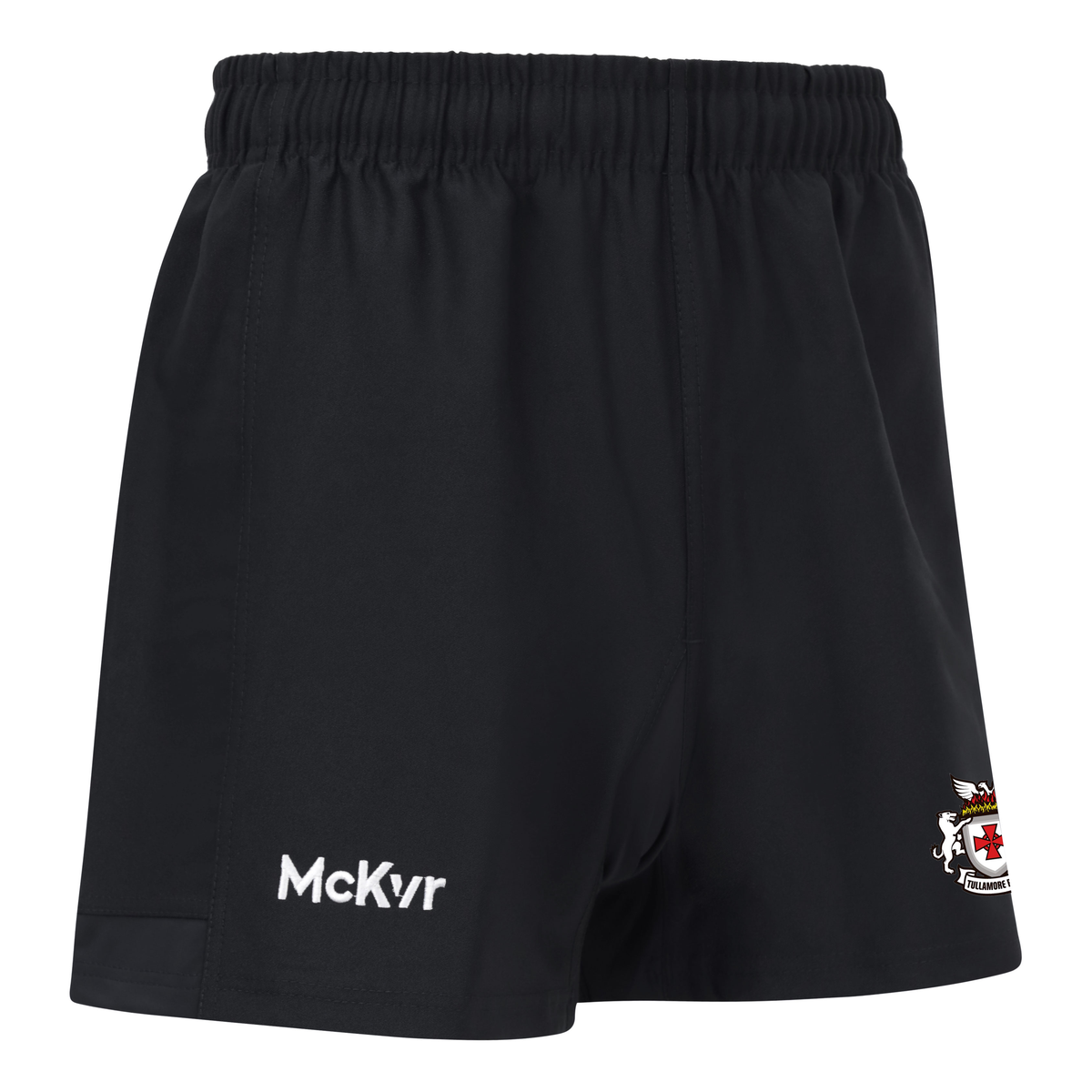 McKvr Tullamore RFC Core 22 Rugby Shorts - Youth - Black – McKeever ...