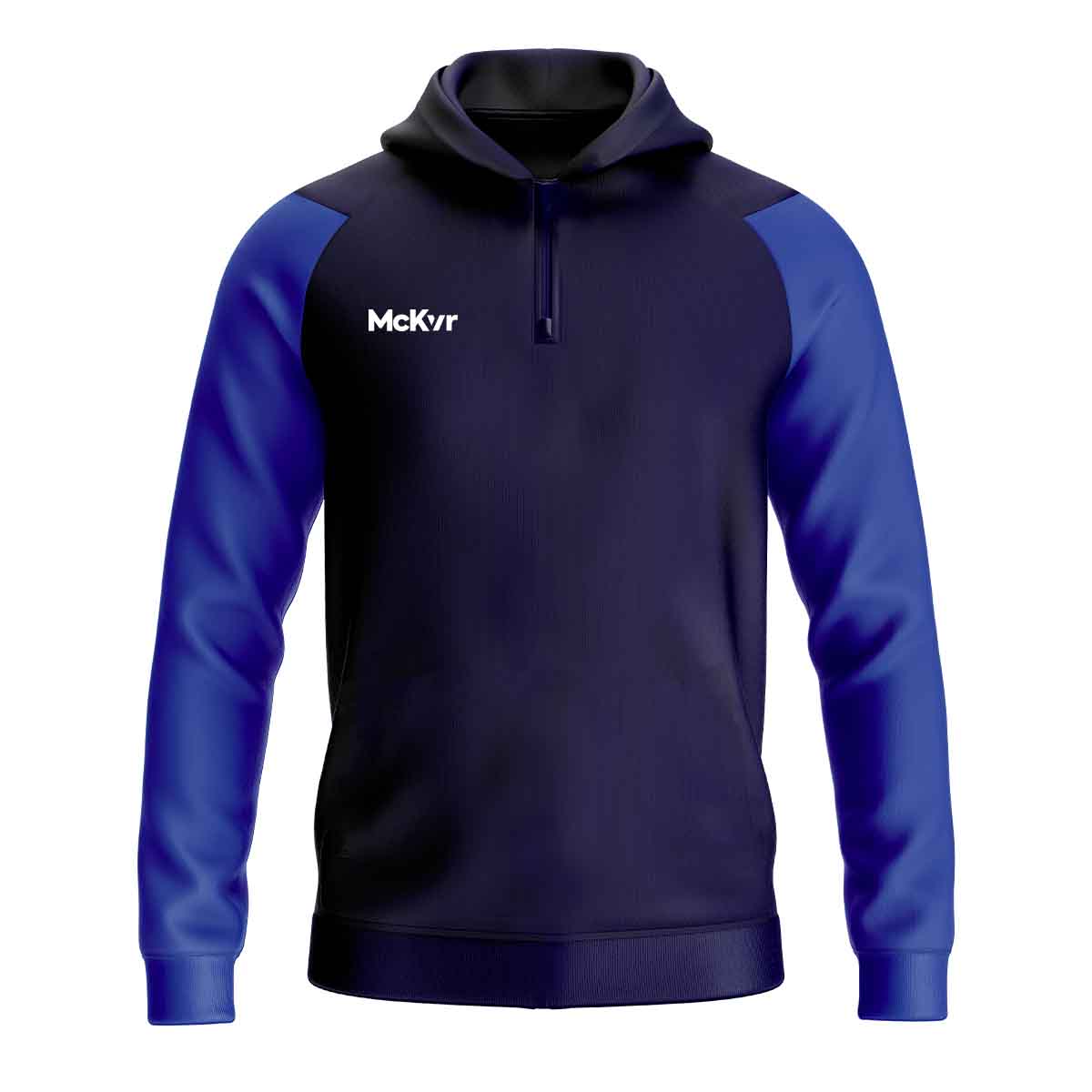 McKvr Core Pro 1/4 Zip Hoodie - Adult - Navy/Royal – McKeever Sports UK