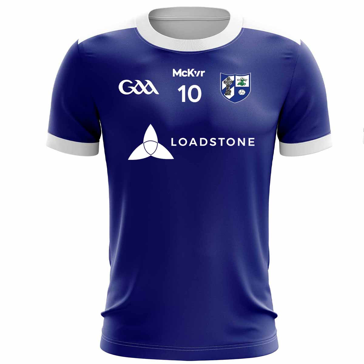 McKvr Monasterevan GFC Numbered Playing Jersey 3 - Youth - Royal ...