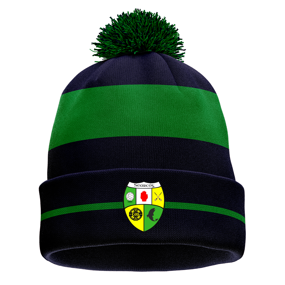 McKvr Shercock GFC Core Pro Bobble Hat - Adult - Navy/Green – McKeever ...