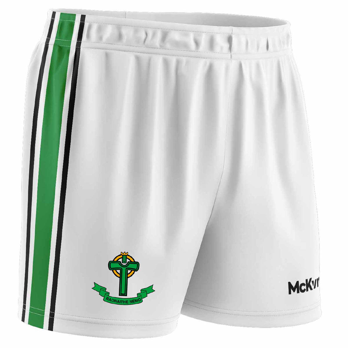 McKvr Nemo Rangers GAA Playing Short - Adult - White – McKeever Sports UK