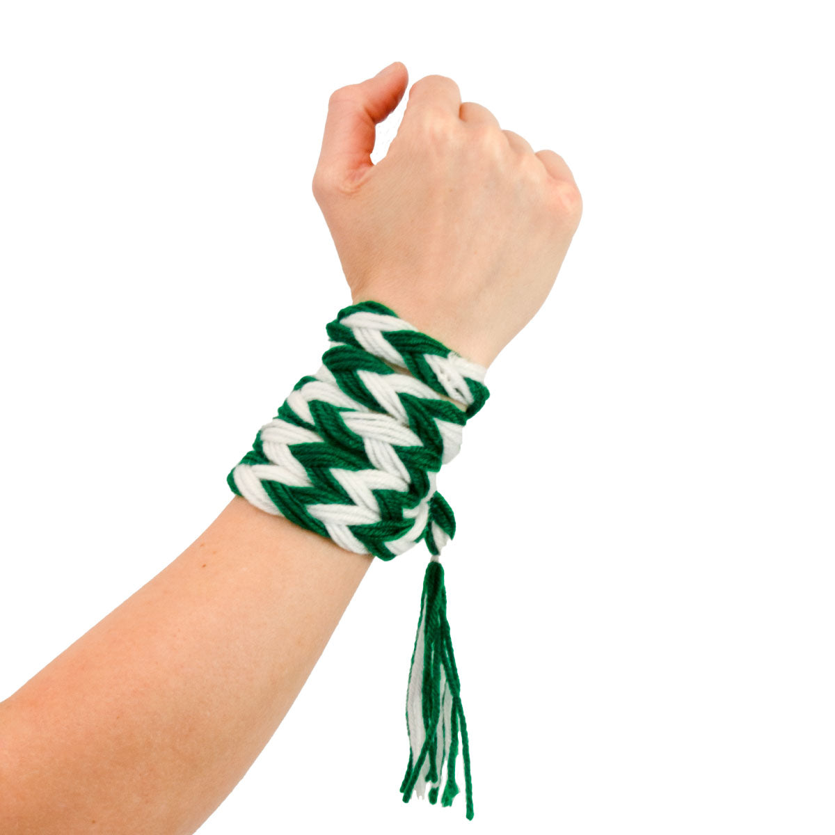 Mc Keever Sports Supporters Wool Plait - Green/White – McKeever Sports UK
