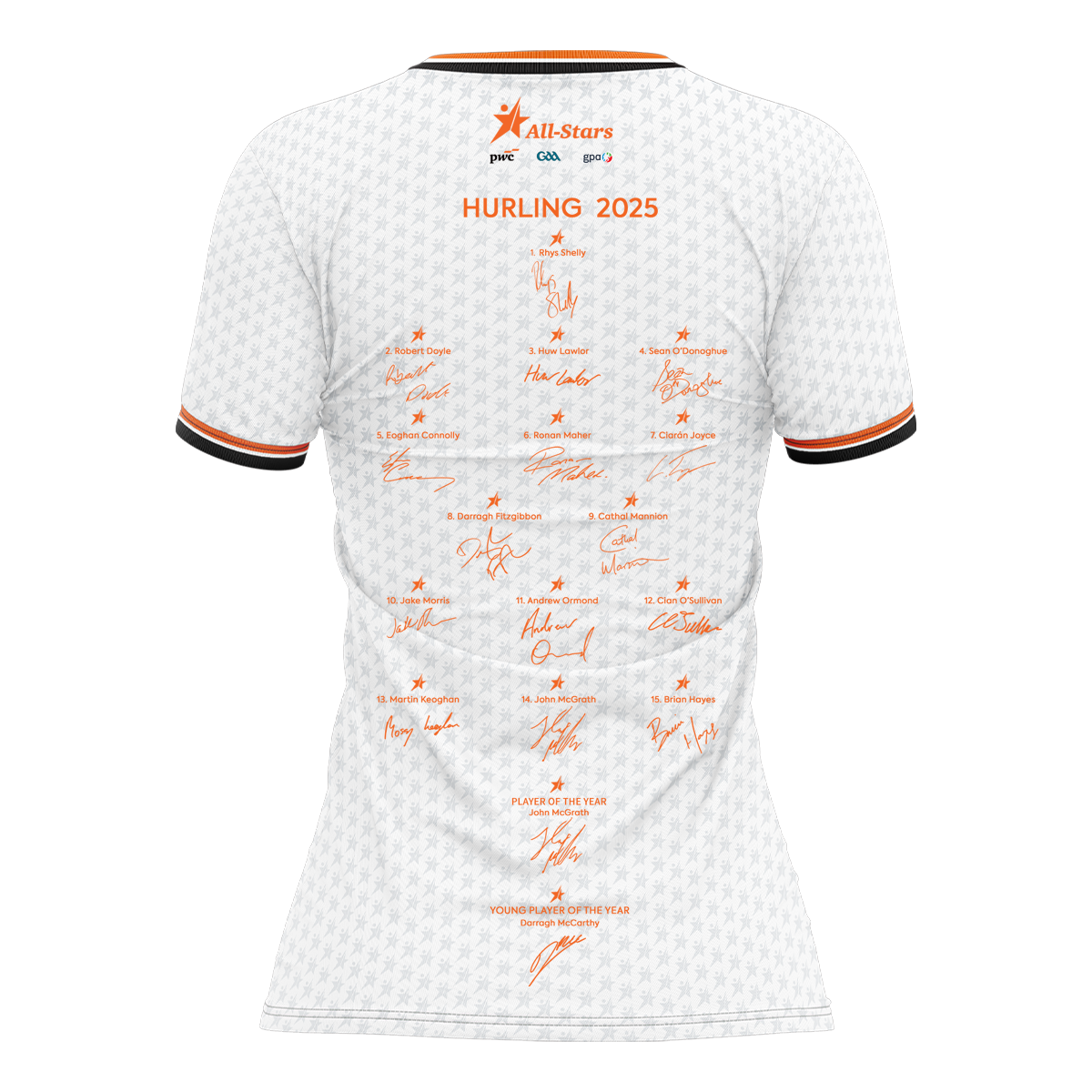 McKvr PwC All-Stars Hurling Jersey - Womens - White – McKeever Sports UK