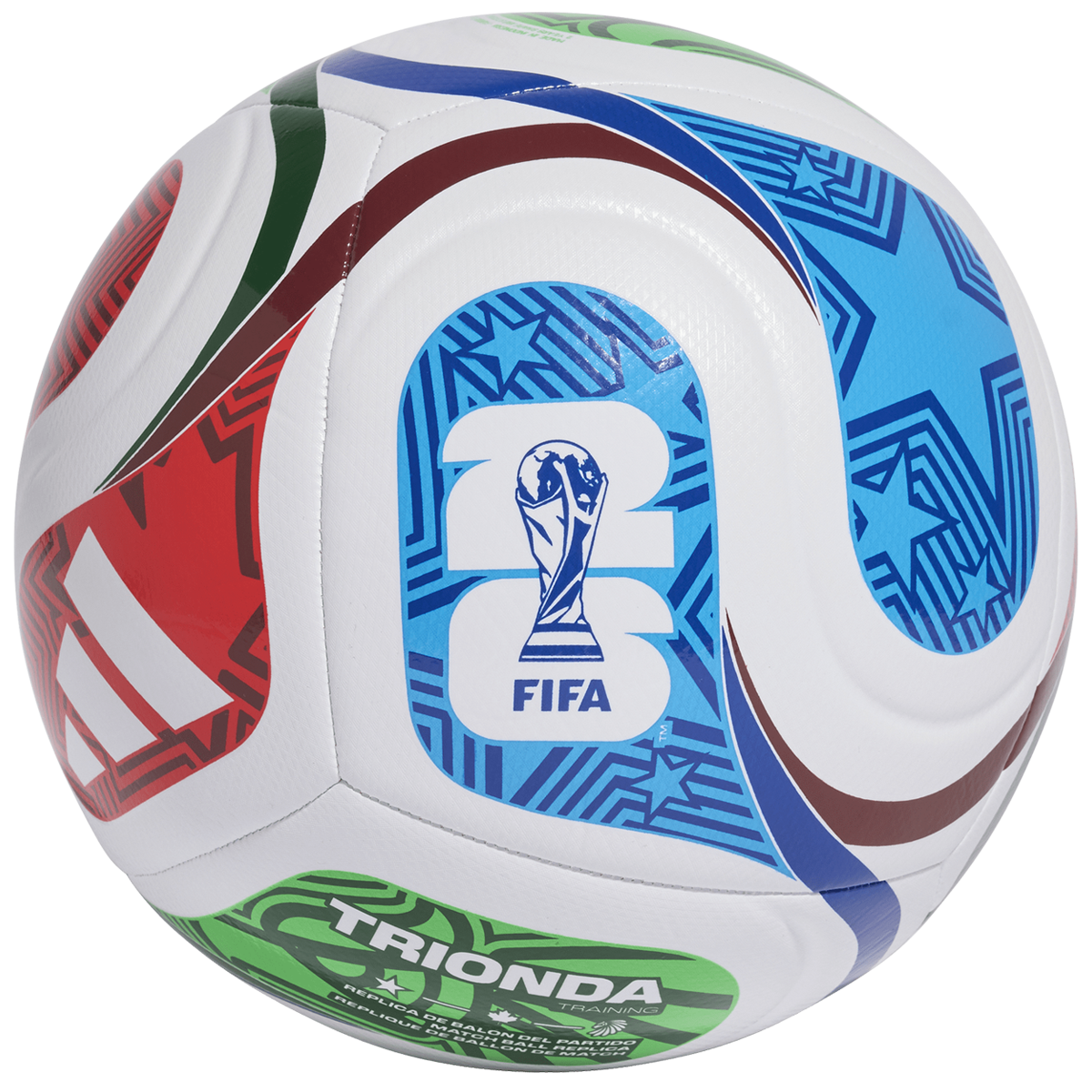 adidas FIFA World Cup 26 Trionda Training Ball - White/Blue/Red ...