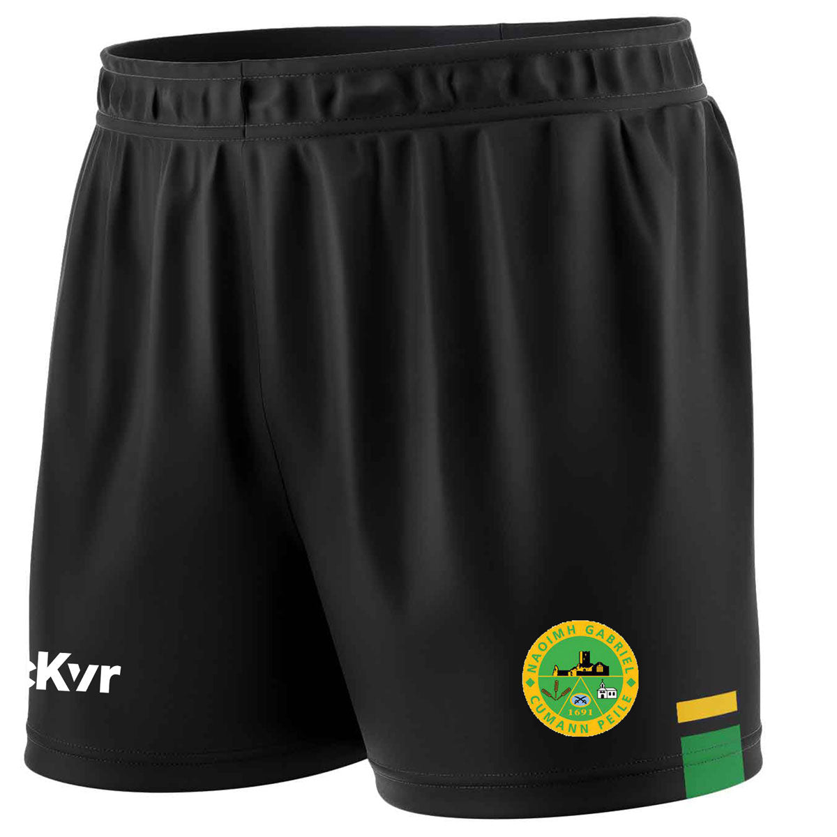McKvr St Gabriels GAA Playing Short - Adult - Black – McKeever Sports UK