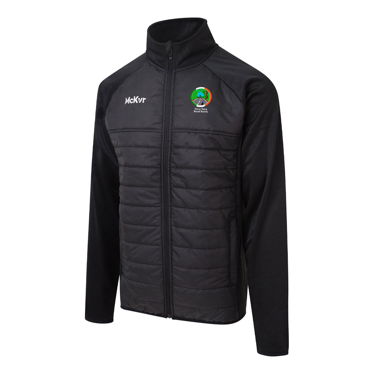 McKvr Tieve Tara Road Bowls Core 22 Hybrid Jacket - Adult - Black ...