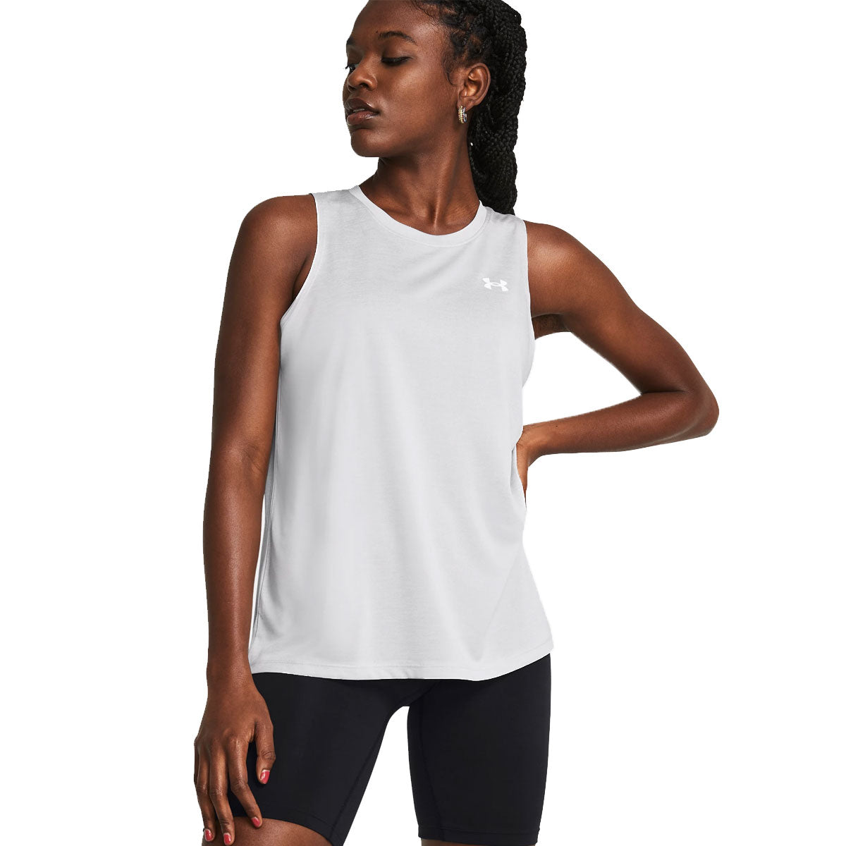 Under Armour Tech Twist Tank Top - Womens - Halo Grey/White – McKeever ...