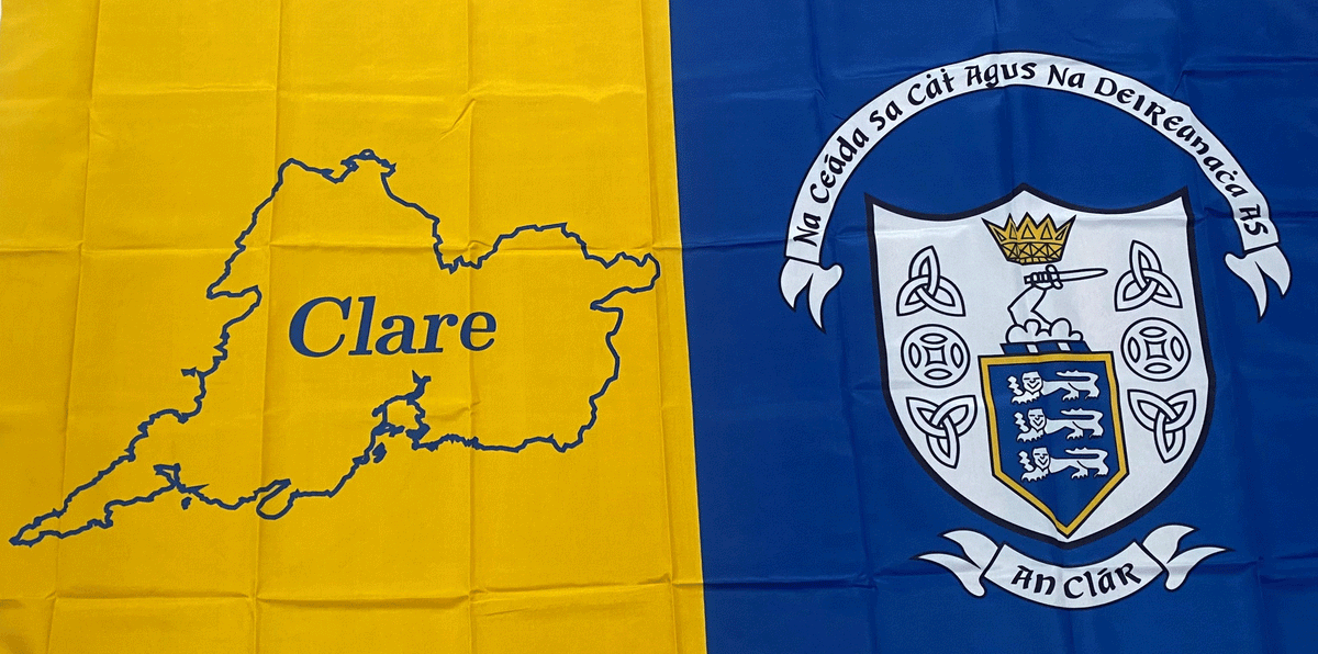 Mc Keever Sports Clare County GAA Flags – McKeever Sports UK